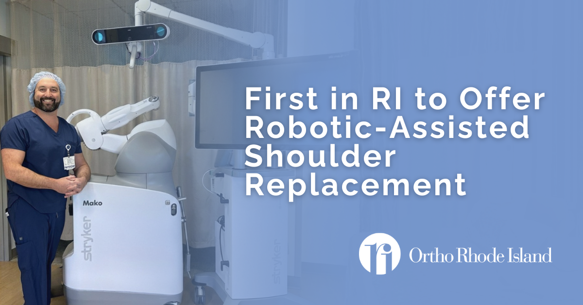Ortho RI Is First to Offer Mako Shoulder in Rhode Island – Ortho Rhode ...